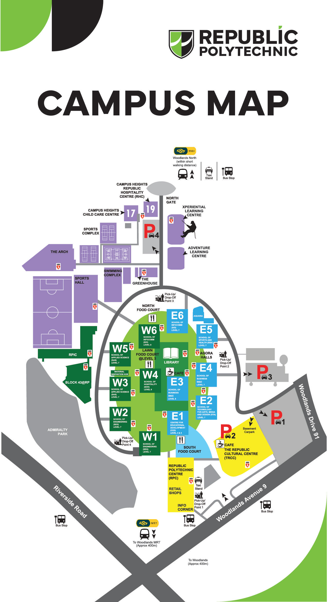 Singapore Polytechnic Map